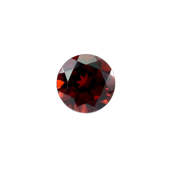 garnet round brilliant cut 8mm gemstone. | Gemstones Brazil