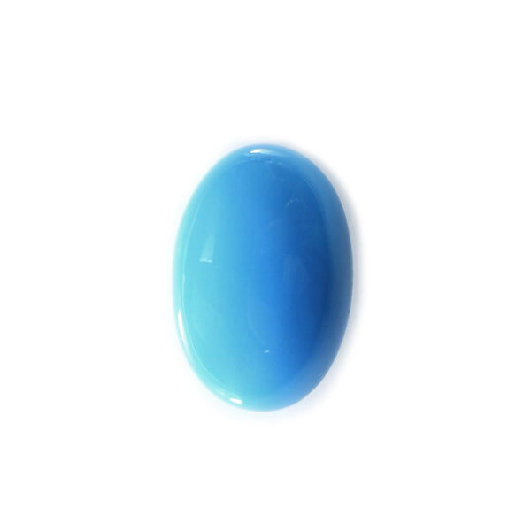 Natural turquoise oval cabochon 12x8mm | Gemstones Brazil