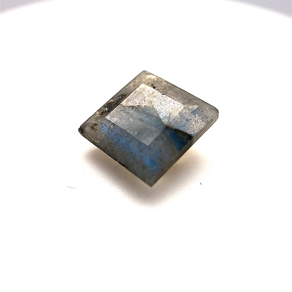 Labradorite square cut 8mm gemstone. | Gemstones Brazil