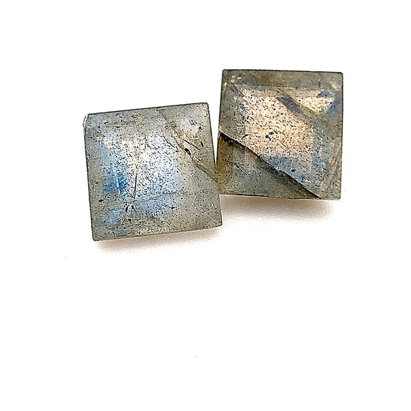 Labradorite square cut 6mm gemstone. | Gemstones Brazil