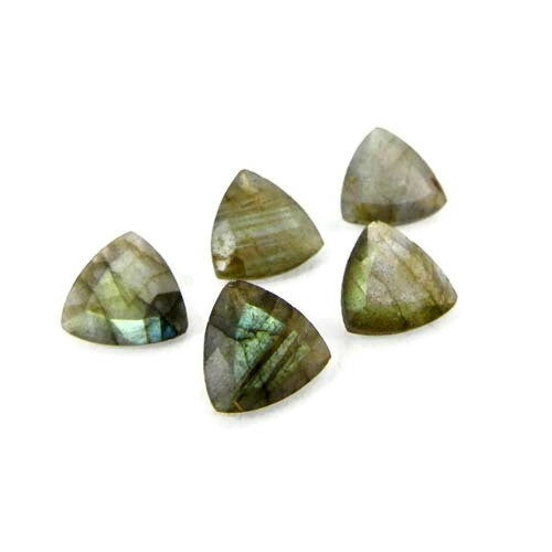 Labradorite trillion cut 6mm loose gemstone | Gemstones Brazil