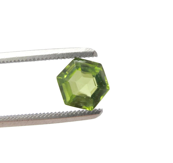 Peridot | Hexagon Cut | 6mm loose stone | Gemstones Brazil